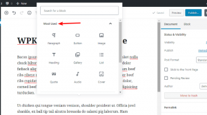 Wordpress Gutenberg Complete Tutorial | FallingBrick